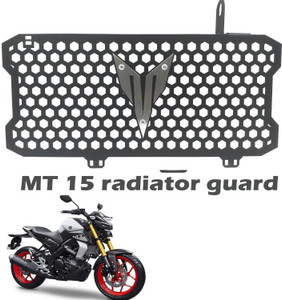 Znee Smart MT-15 Radiator Guard Black Jali Shape Bike Radiator Guard ...