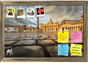 Artzfolio St Peter Square & Basilica in Vatican City, Rome Notice Pin ...
