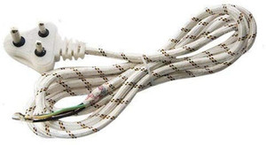 Flysmart Steam Generator Iron Power Cable Plug 3 Core Mains Cord Lead ...