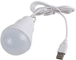 Muren Bright USB LED Bulb of 5 Volts, Along with cable 0 hrs Bulb ...