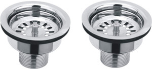 LUXBURY Stainless Steel 4" inch Waste Coupling Sink Jali for Kitchen ...