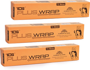 TDS PLUS WRAP 72 Meter Aluminium Foil Paper (Pack 3) Aluminium Foil ...