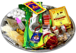 ME&YOU Navratri Puja Thali With 31 items | Navratri Pujan Kit | Puja ...