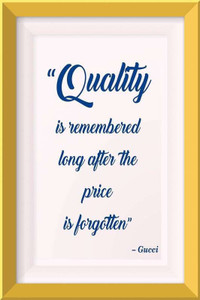 QUOTE Quality poster on LARGE PRINT 36X24 INCHES Photographic Paper ...
