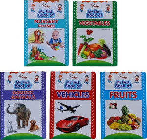 My First Book Of Vegetables, Domestic Animals, Vehicles, Fruits ...