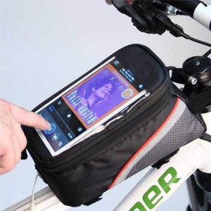 DSTECHBAR Cycle Mobile Pouch Front Frame Top Tube Bag with Touch Screen ...
