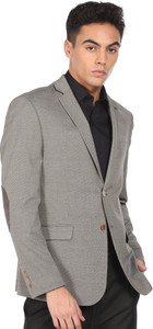 ARROW Self Design Single Breasted Formal Men Blazer - Buy ARROW Self ...