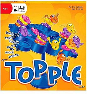 TRIFECTA Topple Board Game For Kids Party & Fun Board Game - Topple ...