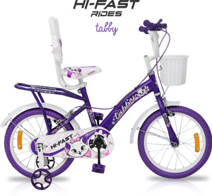 Hi-Fast Tabby Kids Cycle For 4 Years to 7 Years Semi Assembled 16 T ...