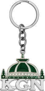 M Men Style Muslim Mosque Locket Muslim Gift Islamic Allah Keychain ...