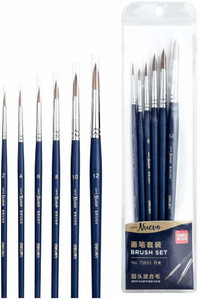 Flipkart.com | Deli Arte Nuevo W73893 Artist Range Round Bristle Brown ...