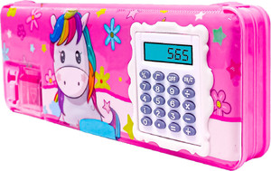 Flipkart.com | rza 2022 Magnetic Pencil Box with Calculator & Dual ...
