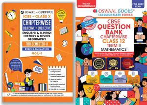 Oswaal CBSE Question Bank Chapterwise For Term 2, Class 12, Mathematics ...