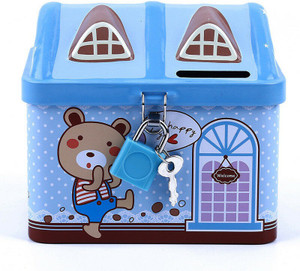 TOYVISION House Model Piggy Bank Money Collecting Box Unicorn Coin Room ...