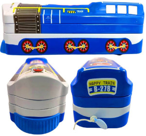 Flipkart.com | Spocco NA TRAIN Art Metal Pencil Box - Box