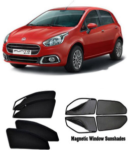 DENISIGA Rear Window, Side Window Sun Shade For Fiat Punto Evo Price in ...