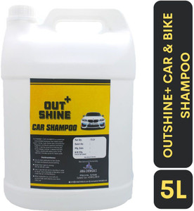 Outshine+ CAR & BIKE SHAMPOO 5L ECONOMY PACK Car Washing Liquid Price ...