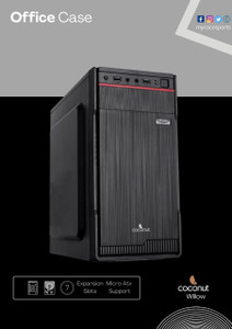 COCONUT WILLOW CABINET WITH SMPS WILLOW Cabinet with USB 2.0 Ports ...