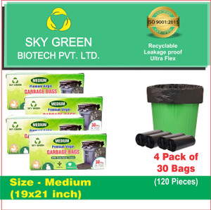 ShopeeBee Biodegradable Dustbin / Garbage / Waste Bag for Home (Pack of ...