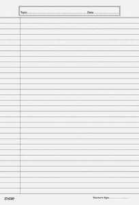 Flipkart.com | Eclet A4 100 Sheet Both Side Rulled White Sheet Project ...