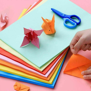 Flipkart.com | KRASHTIC Origami Multicolor Paper Craft Paper Plain 15 ...