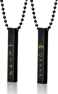 Stylewell King Crown & Queen Crown 3D Vertical Bar Cuboid Stick Custom ...