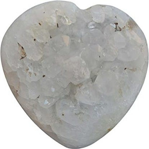 Maitri Export Heart Shape Cluster Crystal Stone for Showpiece Home ...