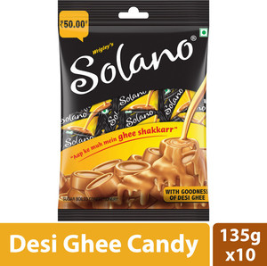 Skittles Solano Candy with Goodness of Desi Ghee, 10 x 135 g Pouch ...