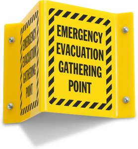 SRG INFOTECH Emergency Evacuation Gathering Point Emergency Sign Price ...
