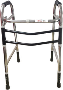 Medicare supplies Full chrome walker for adults Foot Rest Price in ...