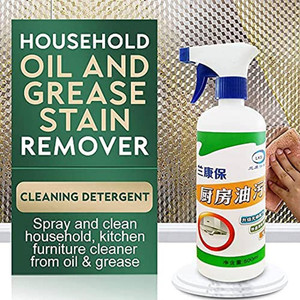 HYBE Kitchen Oil & Grease Stain Remover Spray Oven/ Gas Stove/ Chimney ...
