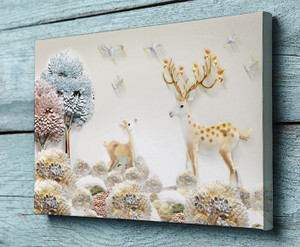 AY FASHION Framed Wall Painting Canvas for home & office decor 10 X 15 ...