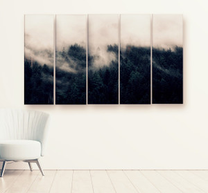 Artdira Beautiful Landscape Multiple Split Frames Wall Painting Sparkle ...