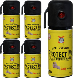 PROTECT ME Black Pepper Spray for Self Defence Super Strong Spray (Pack ...