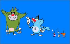 Oggy And The Cockroaches Poster For Room Paper Print - Animation ...