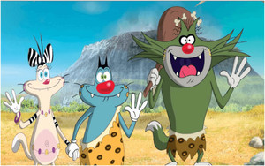 Oggy And The Cockroaches Poster For Room Paper Print - Animation ...
