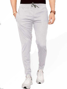 FREAKS Solid Men Silver Track Pants - Buy FREAKS Solid Men Silver Track ...