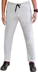 FREAKS Solid Men Silver Track Pants - Buy FREAKS Solid Men Silver Track ...