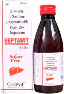 Godwit Heptawit Liver Syrup for Appetite Digestion Liver Detox Tonic ...