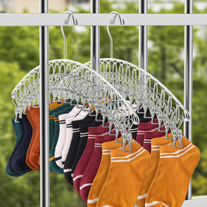 Urbanware 20 Clips Cloth Dryer/Clothes Drying Stand/Socks Hanger ...