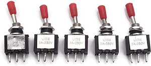 Prowans T Doggle Switch, ST, ON-OFF, 3 A/250V AC, 3 PIN ON/OFF Spade ...