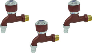 Alligator Miami Red Orange Colour Heavy PVC Bib Cock Tap/Short Body Tap ...