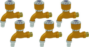 Alligator Miami Series Orange Colour Heavy PVC Bib Cock Tap/Short Body ...