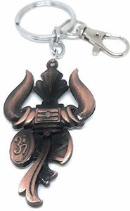 Virom Lord Shiva Trishul Damru Om Mahakal Mahadev Keyring for Bike Car ...