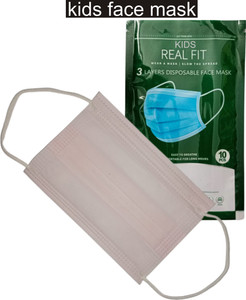 Real Fit PNK001_Kids Non-Reusable Surgical Mask Price in India - Buy ...