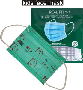 Real Fit DGN002_Kids Non-Reusable Surgical Mask Price in India - Buy ...