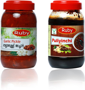 Ruby Kerala Style Garlic + Puliyinchi Pickle | Tasty | Unique | Natural ...