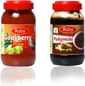 Ruby Kerala Style Gooseberry + Puliyinchi Pickle | Tasty | Unique ...