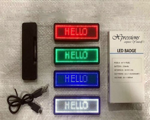 Flipkart.com | XPRESSIONS ELECTRONIC LED SCROLLING NAME BADGE ...