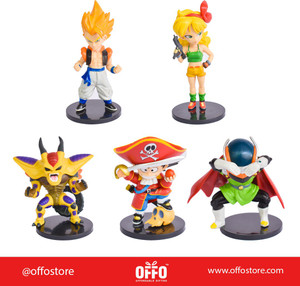 OFFO Dragon Ball Z Anime Chibi Figures for home decors, office desk and ...